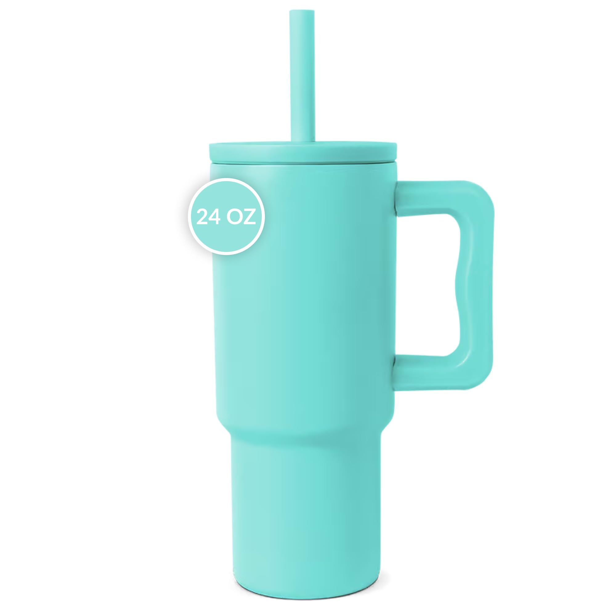 Amazon.com | DUPE Kids 24 oz Tumbler with Handle and Silicone Straw Lid ...