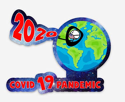 Amazon.com: Covid-19 Sticker | Coronavirus Sticker : Arts, Crafts & Sewing