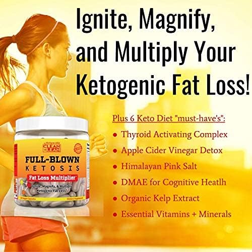 FIT FARM USA Clean+Lean 24HR Keto Stack! Aumenta la pérdida de grasa ...