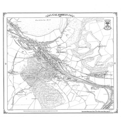 Buy Galashiels 1858 Heritage Cartography Victorian Town : 211 (Heritage ...
