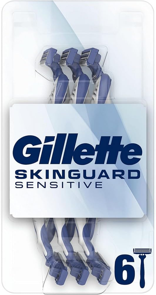 Gillette SkinGuard Disposable Razor for Sensitive Skin x8, Clinically ...