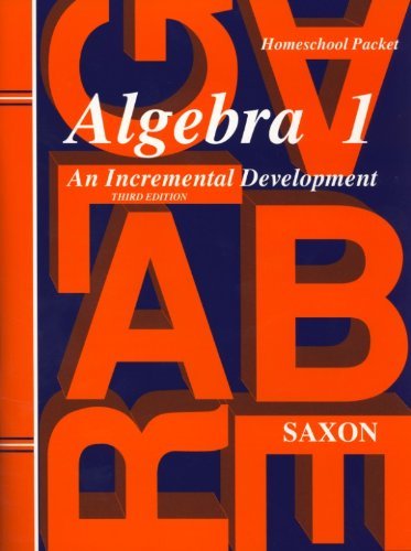 Saxon Algebra 1 Answer Key & Tests Third Edition by Saxon (1998-04-30 ...