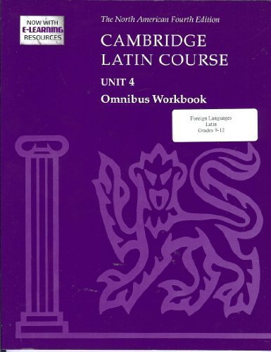 Buy Cambridge Latin Course Unit 4 Omnibus Workbook North American ...