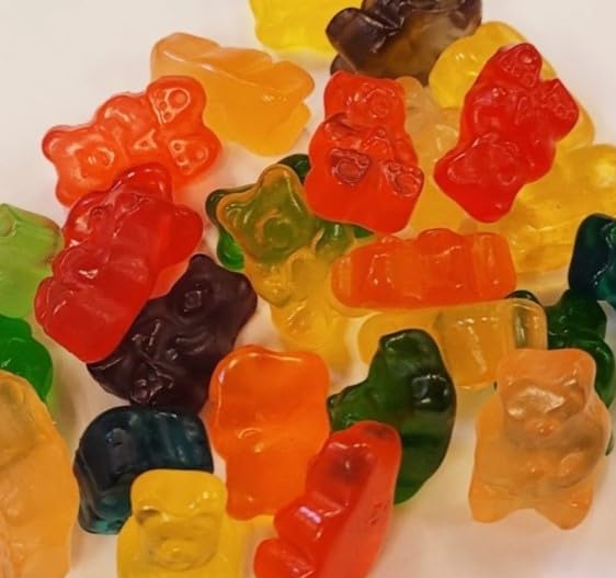 Amazon.com : SweetGlob Yummy Fun Gummy Bears (12 Flavors Assorted, 1 ...