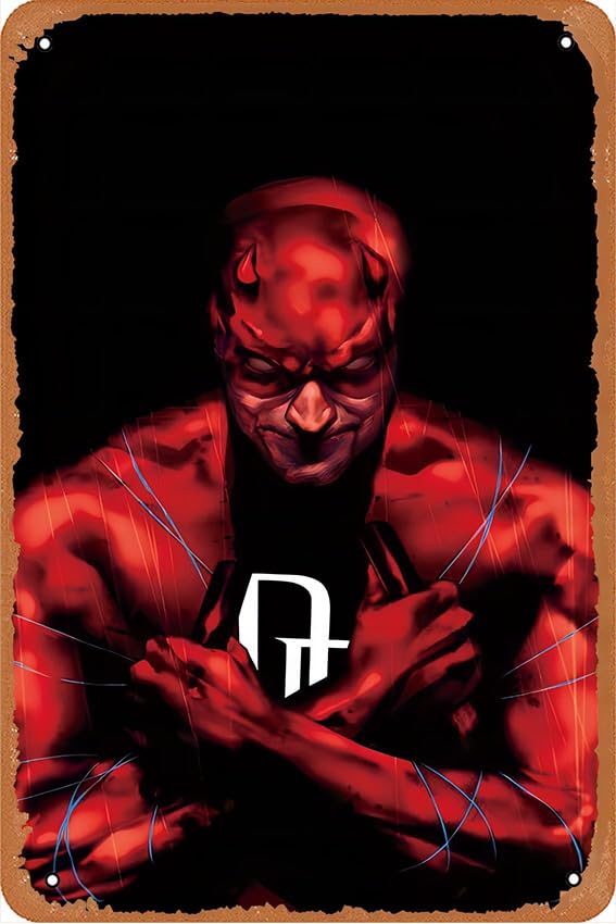 Amazon.com : Daredevil comics Vintage Poster Metal Tin Sign Retro Wall ...