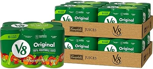 Amazon.com : V8 Original 100% Vegetable Juice, Vegetable Blend with ...