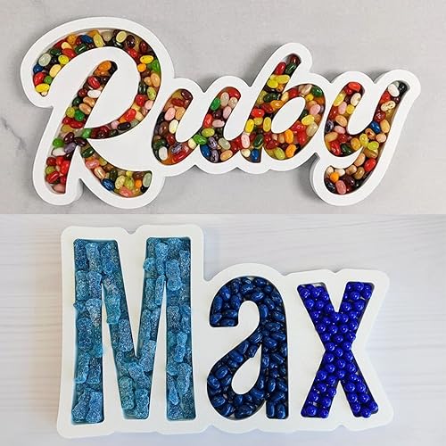 Amazon.com: Personalized Candy Dish, Candy Dish Name Tray Fillable ...