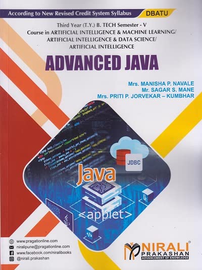 Buy ADVANCED JAVA (Third Year (T.Y.) B. Tech Course In Artificial Intelligence & Machine ...