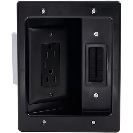 Amazon.com: Legrand - OnQ 9 In. Structured Media Enclosure, Wall Cable ...