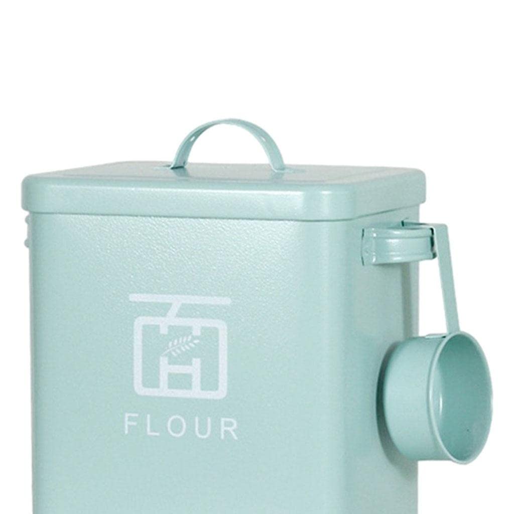 Aswadh 6L Metal Laundry Detergent Canister Washing Powder Storage Box ...