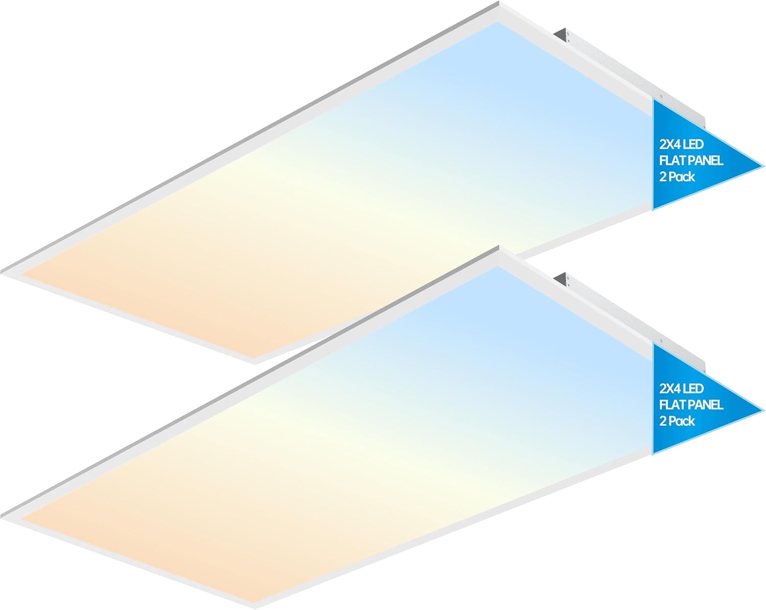 2x4 LED Panel Light 2x4 FT LED Flat Panel - 30-72W, 5CCT, Dimmable ...