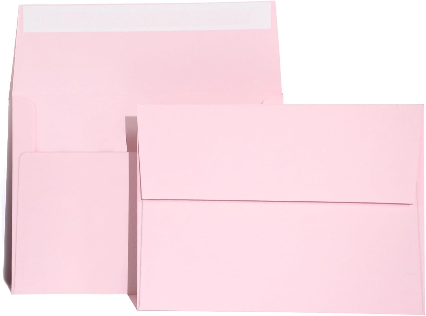 Amazon.com : 100 Pack A2 Pink Envelopes Self Sealing Adhesive Perfect ...