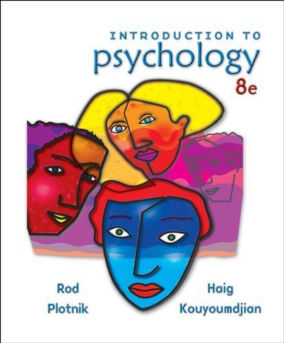 Amazon.com: Introduction to Psychology: 9780495103172: Plotnik, Rod ...