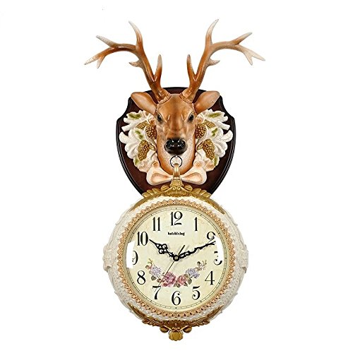 Buy Beautiful Indoor Two Face Double Sided Wall Clocks Corridor Wall ...