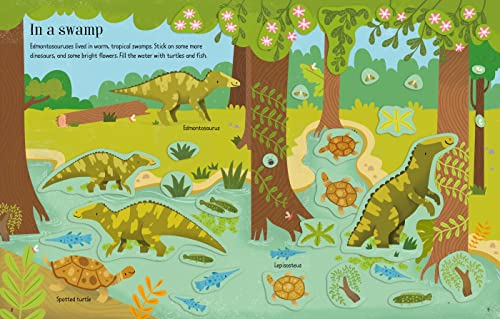 Snapklik.com : First Sticker Book Dinosaurs