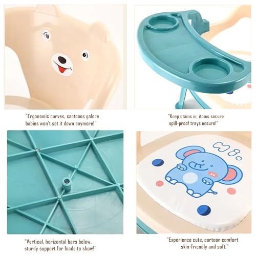 TONY STARK Plastic Chu-Chu squeak sound Feeding Chair With Removable ...