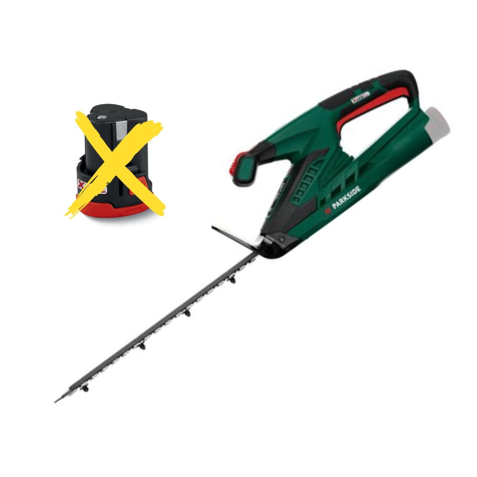 Parkside PHSA 12 B1 Cordless Hedge Trimmer Bare Unit 12V, Battery Not ...
