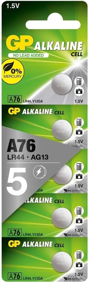 PK Cell Button Cell Battery-10PC x 357 SR44W LR44 A76 AG13 : Amazon.com ...