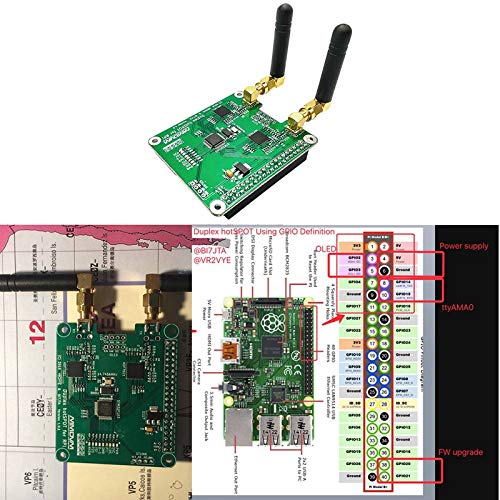 Generic Duplex Hotspot Board with Ants Rpi Mmdvm Digital Radio Wireless ...