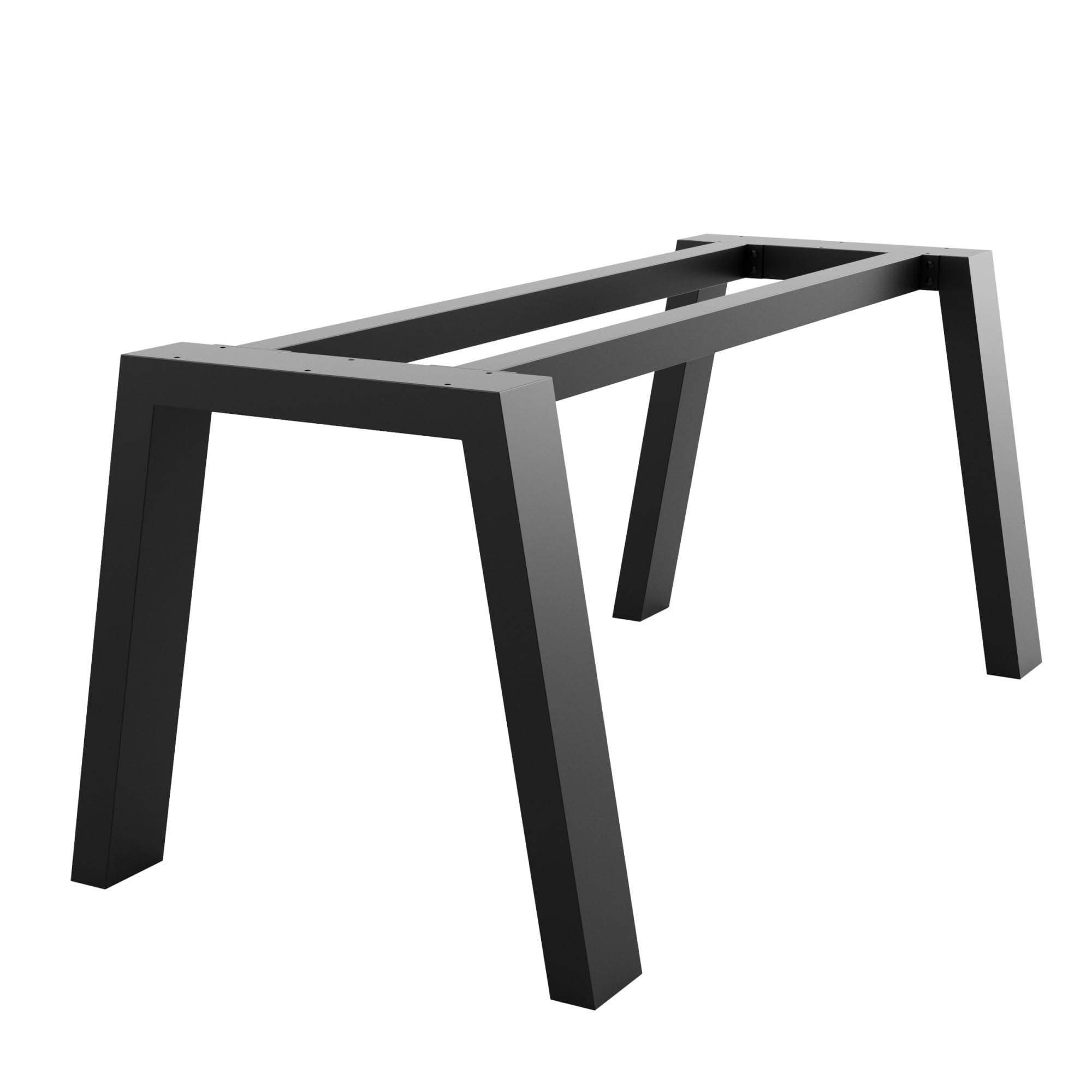 Black Heavy Duty Metal Table Black Dining Room Table Legs Bench