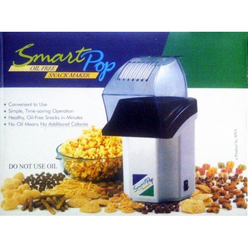 Buy Smartpop Snack Electric Popcorn Maker Oil Free White Online at Low ...