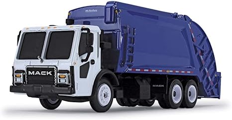 Amazon.com: First Gear White/Blue - Mack LR with McNeilus Meridian Rear ...