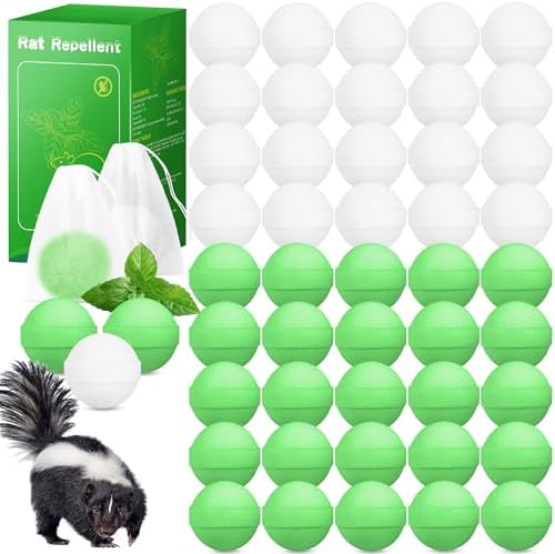 Amazon.com: 36 Pack Powerful Peppermint Oil to Repel Skunk, Natural ...
