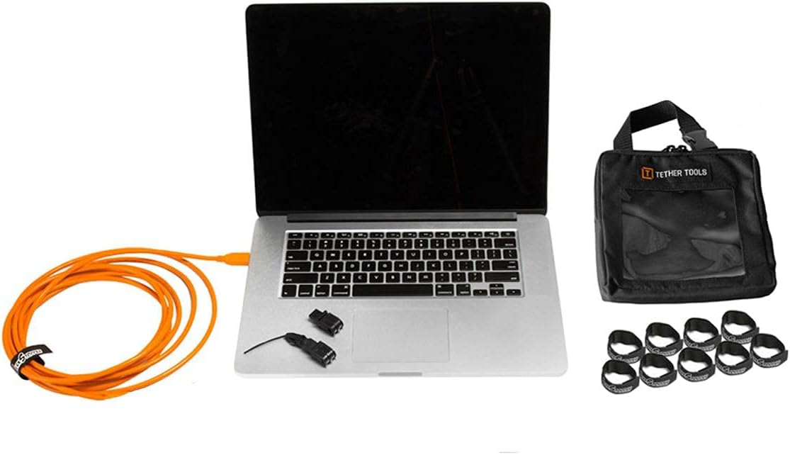 Amazon.com: Tether Tools Starter Tethering Kit with 15' USB 2.0 Mini-B ...