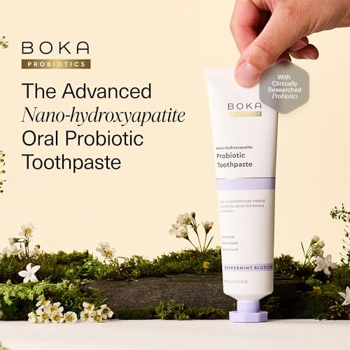 Boka Fluoride Free Toothpaste, Nano Hydroxyapatite Toothpaste ...