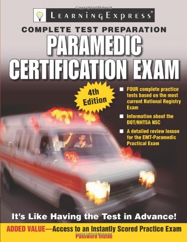 Paramedic Certification Exam: 9781576856895: Medicine & Health Science ...