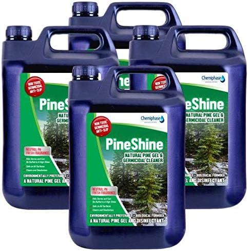 Pine Shine - Natural Pine Gel & Disinfectant Floor Cleaner 4 x 5 Litres ...
