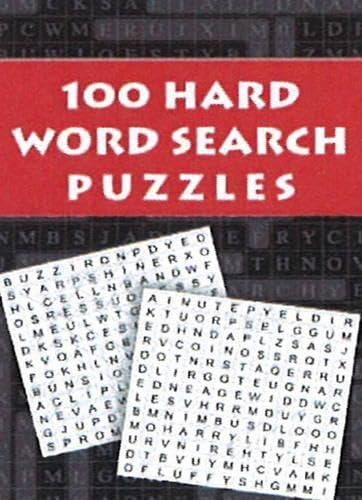 100 Hard Word Search Puzzles: 9788131911969: Amazon.com: Books
