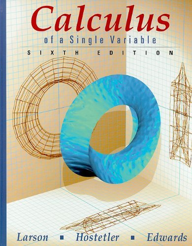 By Ron Larson - Calculus of a Single Variable: 6th (sixth) Edition ...