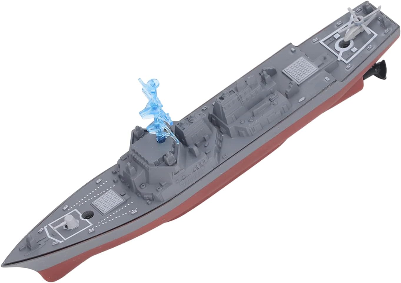 Masyrt 2.4G Dual Propeller Aircraft Carrier RC Boat Toy Remote Control ...