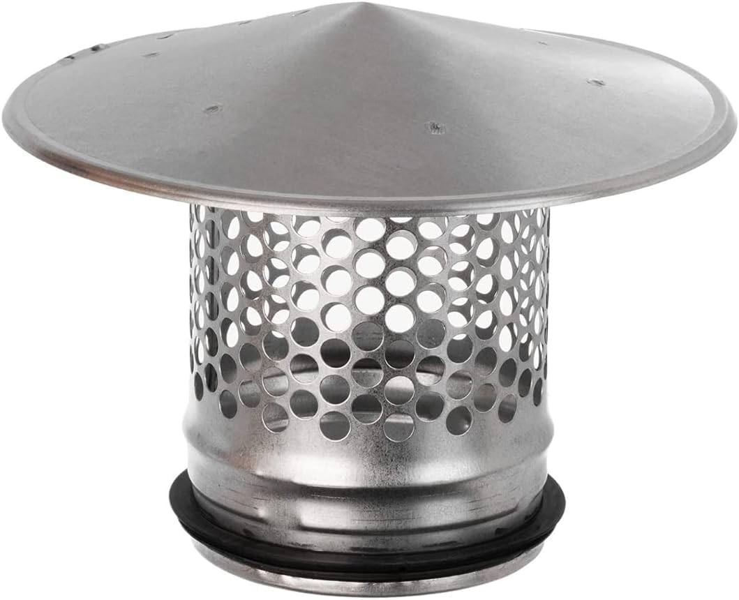Steinberg14 Metal Roof Cowl 4 inch Exhaust Tube End - Round Roof Vent ...
