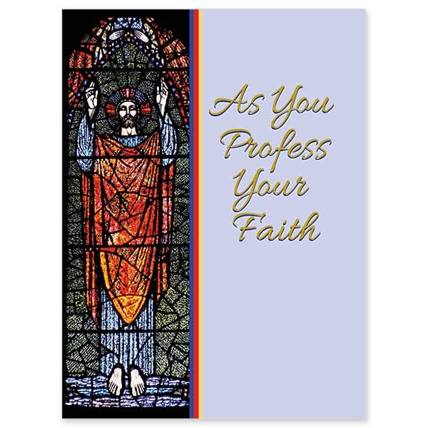 Amazon.com : As You Profess Your Faith RCIA Card : Office Products