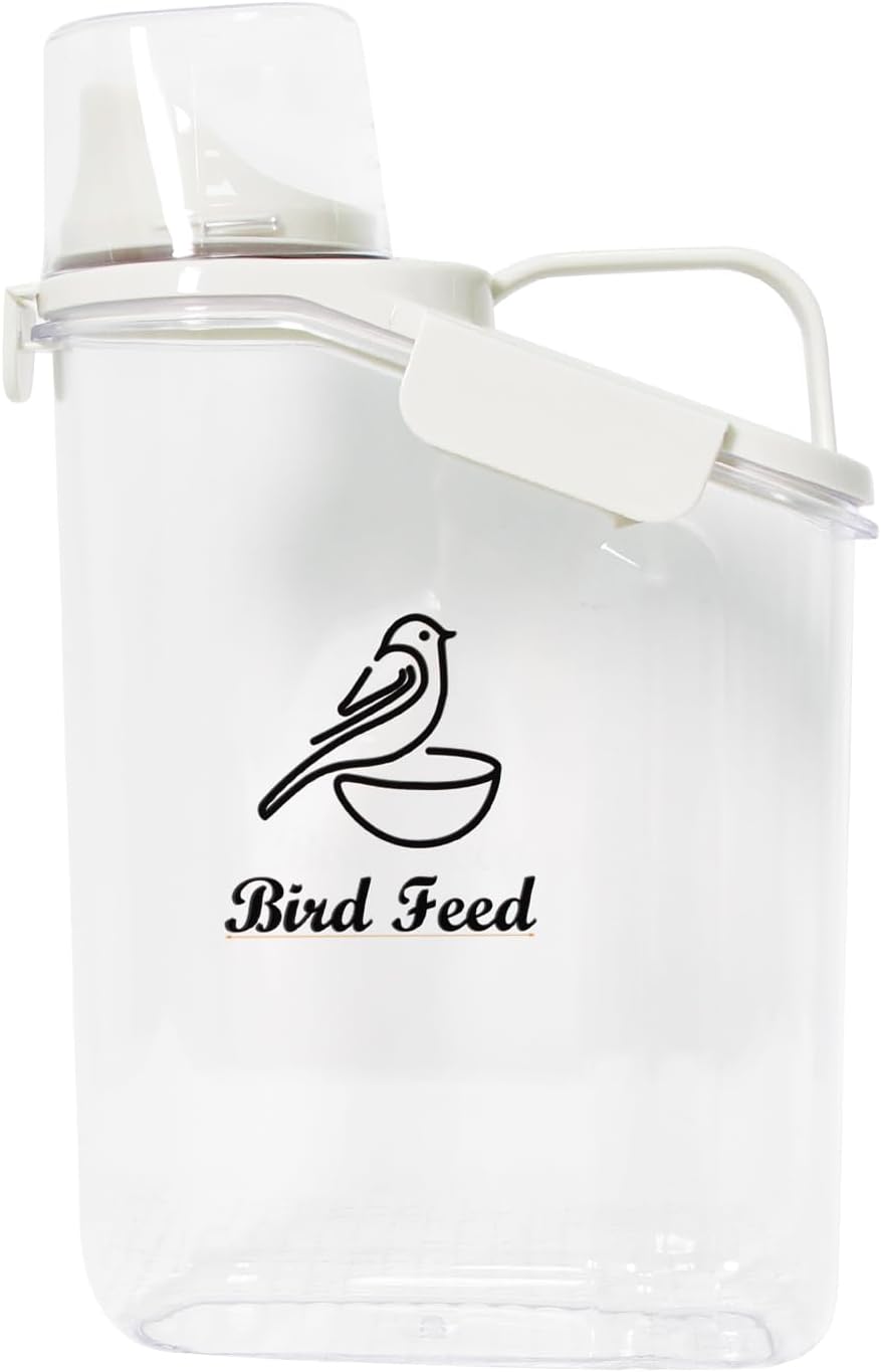 Amazon.com: Burgon & Ball Bird Food Feed Storage Container Tin Stone ...