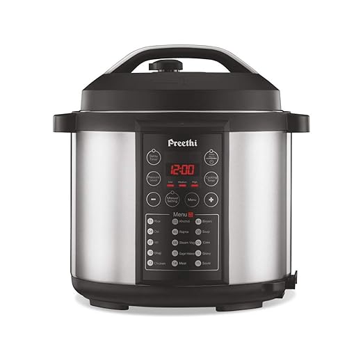 Buy Preethi EPC005 6 Liter Electric Pressure Cooker, Black Online at ...