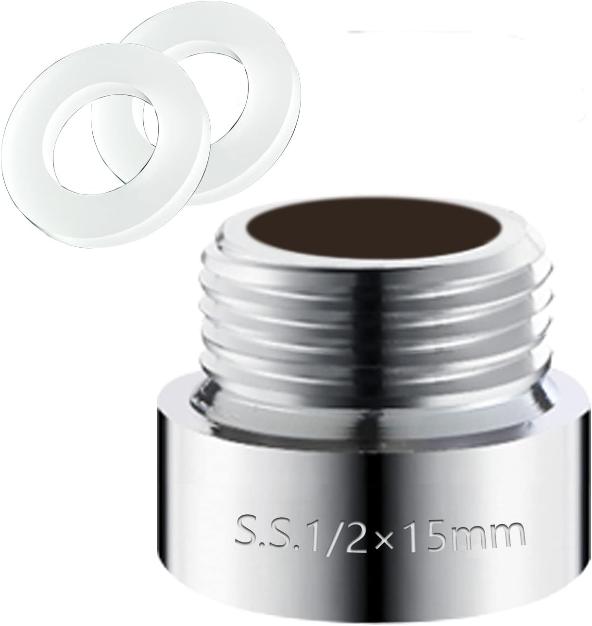 Amazon.com: M METERXITY 2 Pack Brass Male to Female Nipple Pipe Fitting ...