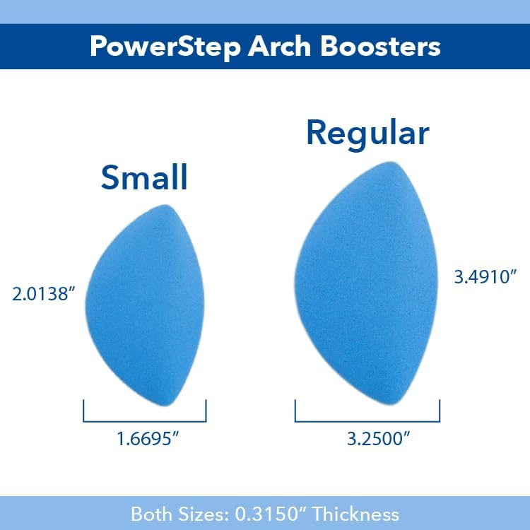 Powerstep Arch Boosters Show Accessory, Gris, Pequeño, Regular US ...