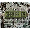 Amazon.com: Sheriff K9 Vest Patch for Plate Carrier - 3X10 and 2X6 inches Sheriff Patches with ...