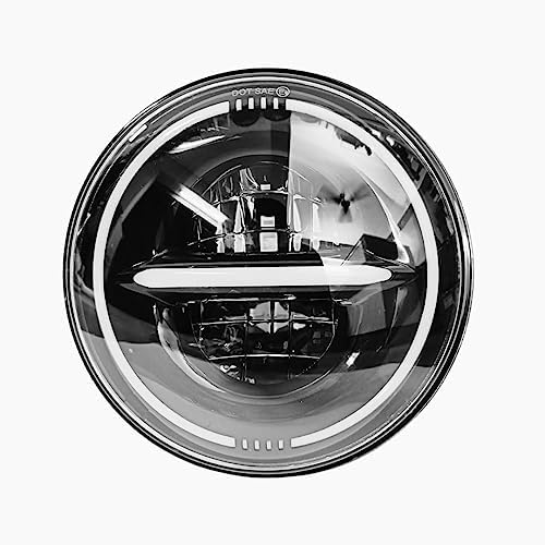 110W Round LED Operating Voltage 12V-80V, Minus/Boss Headlight Bullet ...