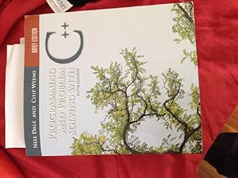 Programming And Problem Solving With C++: Brief Edition: Dale, Nell ...