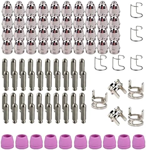 Plasma Cutter Kit, 90 pcs/set, ncl133 ag60 Electrode Nozzles Cups Kit ...