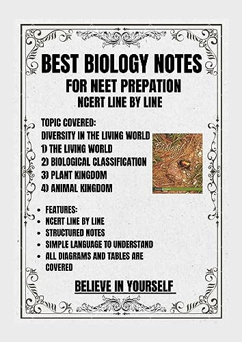 BEST BIOLOGY NOTES FOR NEET PREPATION : NCERT LINE BY LINE eBook ...