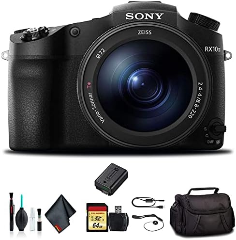 Amazon.com : Sony Cyber-Shot DSC-RX10 IV Camera DSCRX10M4/B with Soft ...