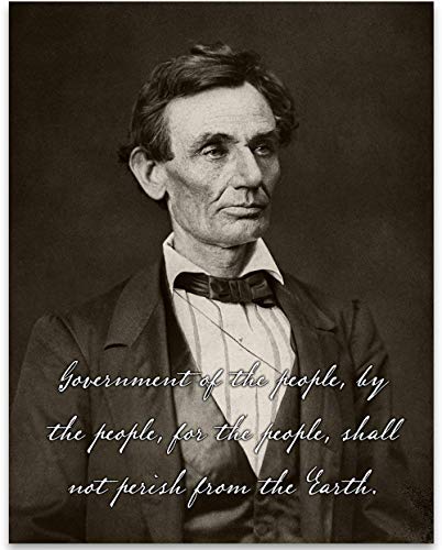 Amazon.com: Government of the People - Abraham Lincoln Quote ...
