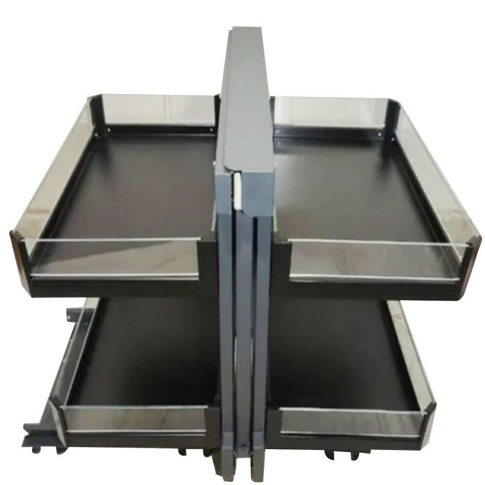 Universal Magic Corner With Four Glass Basket Softclose - Analog, 45 Cm ...