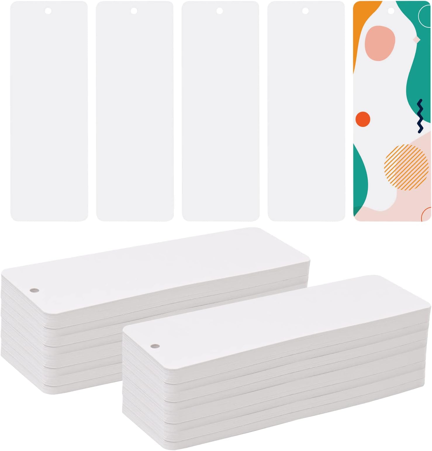 Amazon.com : Print-Ready Bookmarks, 2-1/2" x 8", 5-UP Perfed for ...