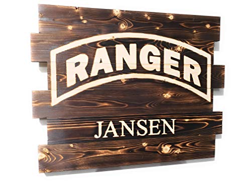 Amazon.com: US Army Ranger Rustic Sign : Home & Kitchen